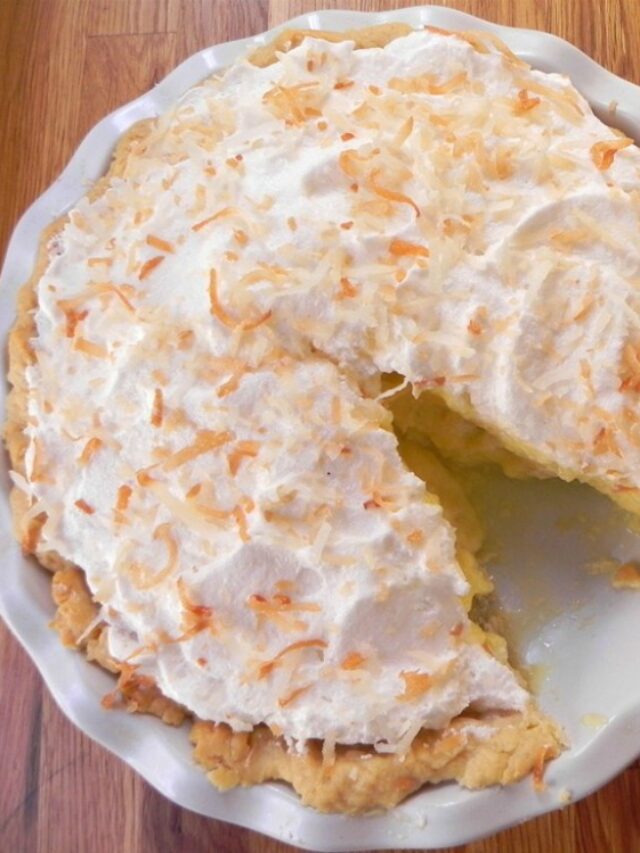 How to make coconut cream pie with vanilla pudding? - Savoring Italy