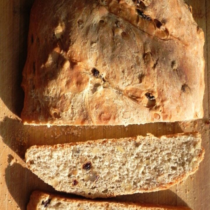 Rustic Raisin Walnut Bread - Savoring Italy