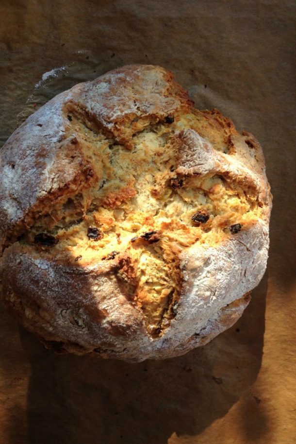 Irish Soda Bread-Spotted Dog - Savoring Italy