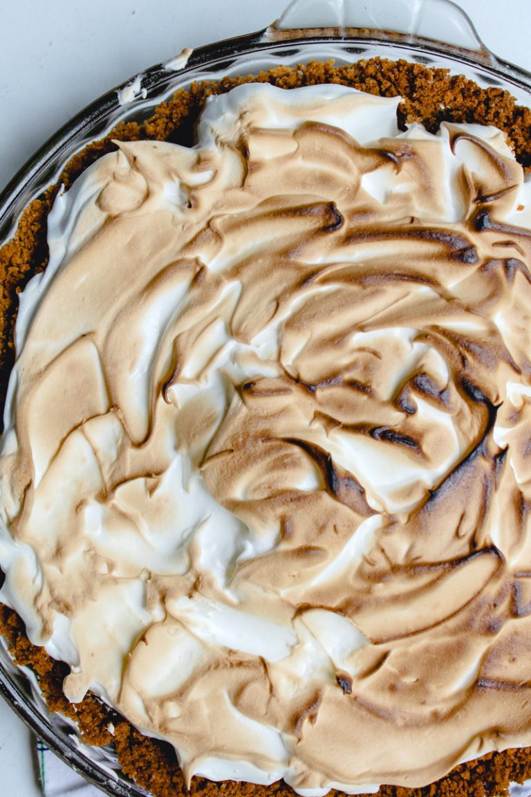 Key Lime Pie with Meringue Topping - Savoring Italy