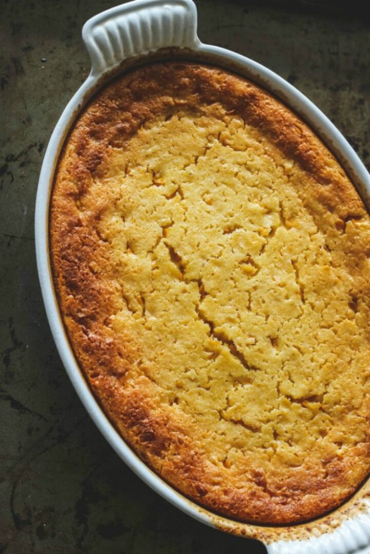 Sweet Corn Spoonbread - Savoring Italy