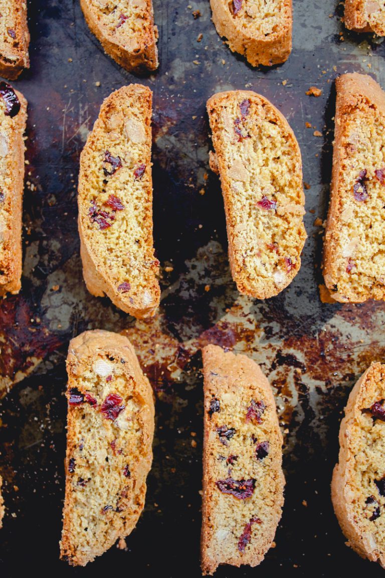 Easy Cranberry Almond Biscotti Recipe - Savoring Italy