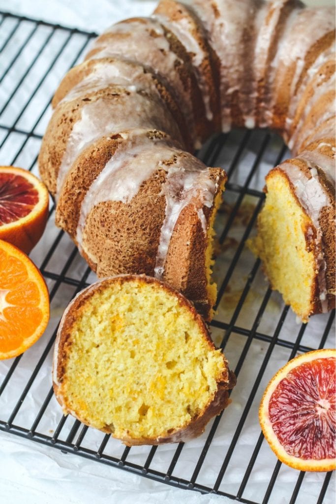 Orange Bundt Cake With Orange Glaze Savoring Italy