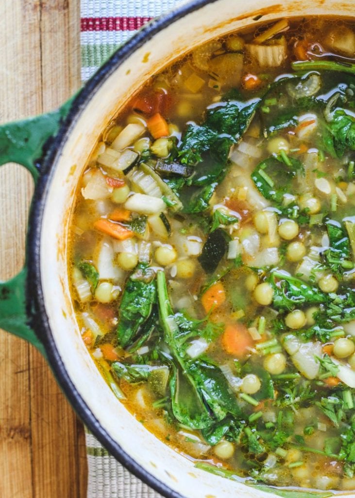 Spring Minestrone - Savoring Italy