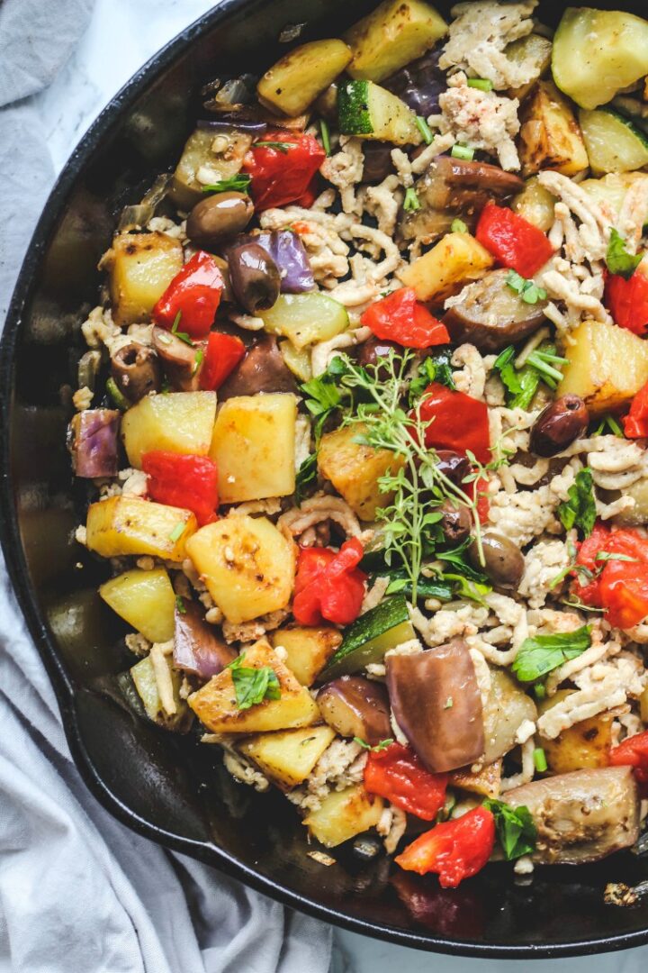 Italian Breakfast Hash- Whole30 Egg-Free Breakfast - Savoring Italy