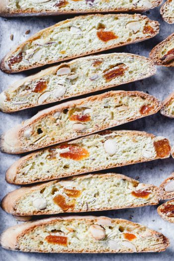 Apricot Almond Biscotti - Savoring Italy