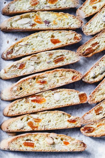 Apricot Almond Biscotti - Savoring Italy