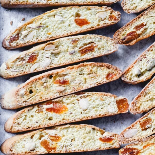 Apricot Almond Biscotti - Savoring Italy