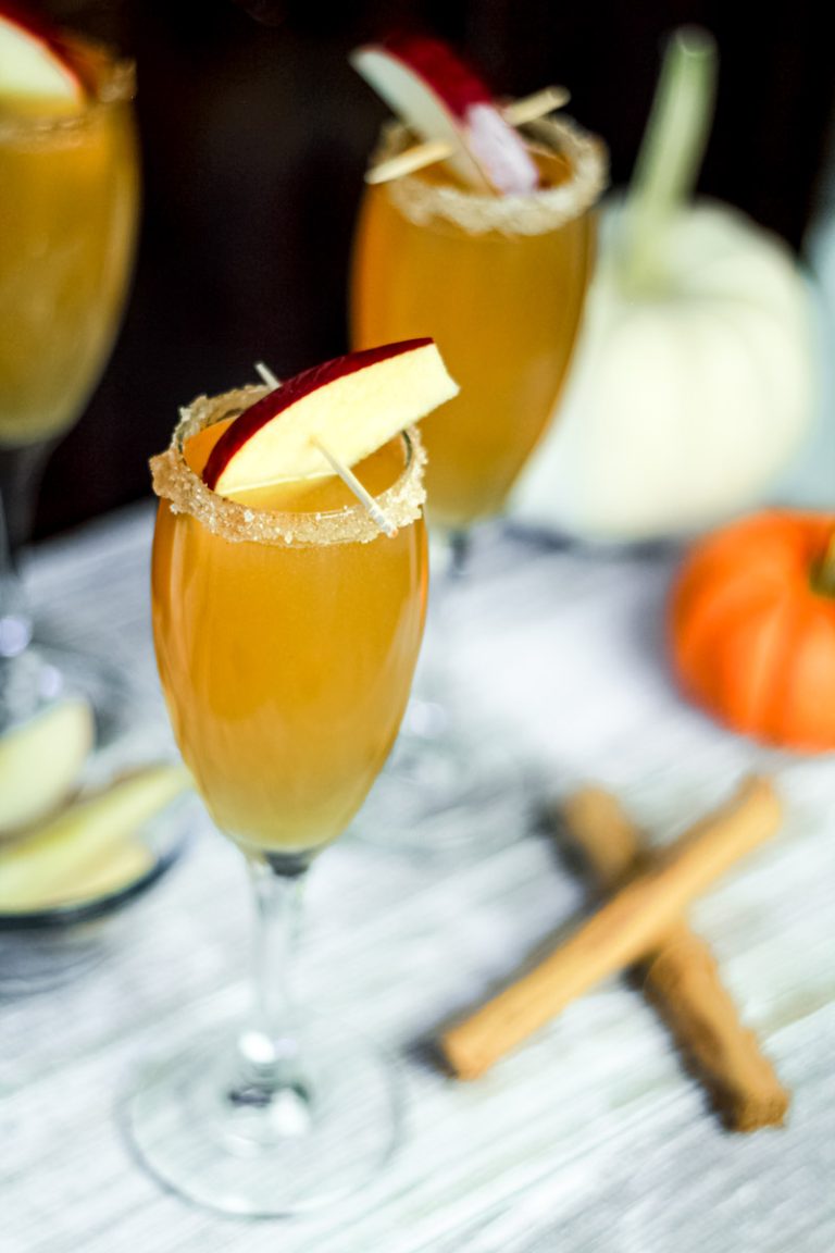 Apple Cider Mimosa (Easy Fall Cocktail) - Savoring Italy