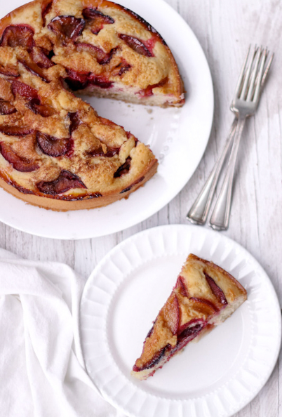 Easy Italian Plum Cake - Savoring Italy