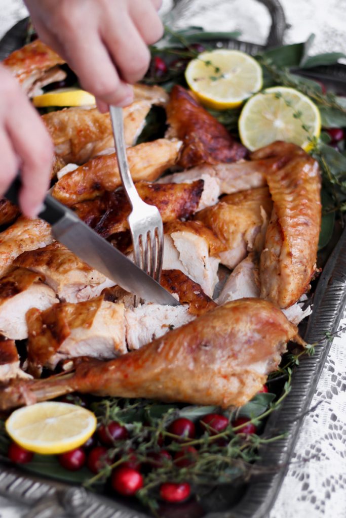 Easy Italian Roast Turkey with Lemon and Herbs - Savoring Italy