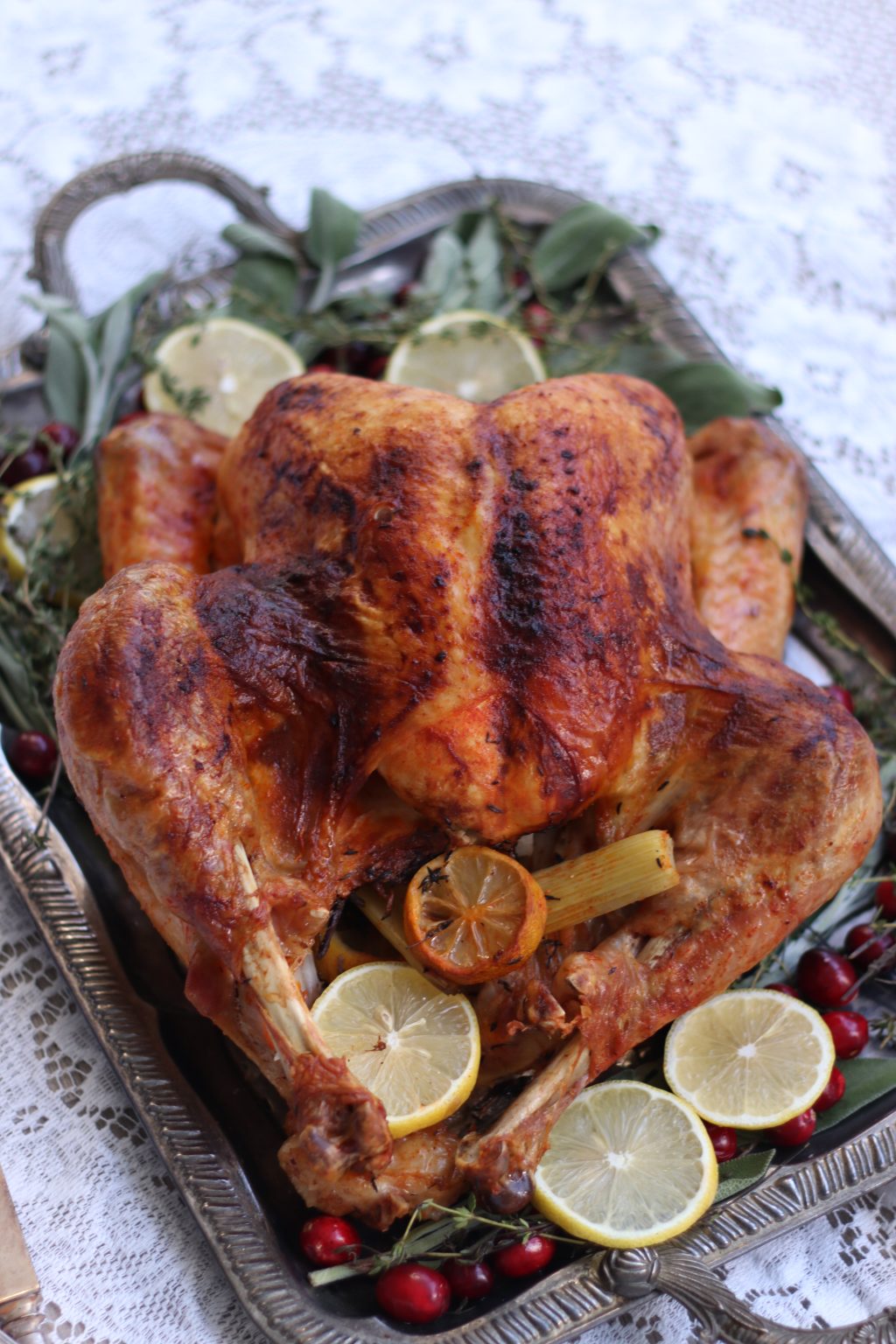 Easy Italian Roast Turkey with Lemon and Herbs - Savoring Italy