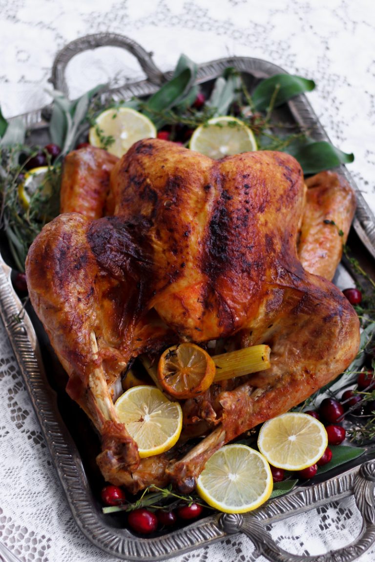 Easy Italian Roast Turkey with Lemon and Herbs - Savoring Italy