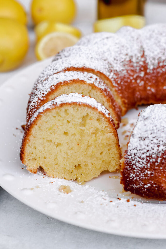 Italian Lemon Olive Oil Bundt Cake Recipe - Savoring Italy