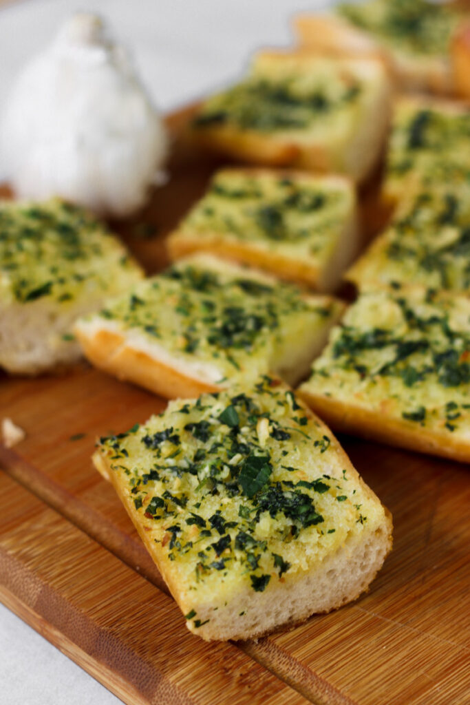 Hearty Italian Garlic Bread Recipe (with Baguette) - Savoring Italy
