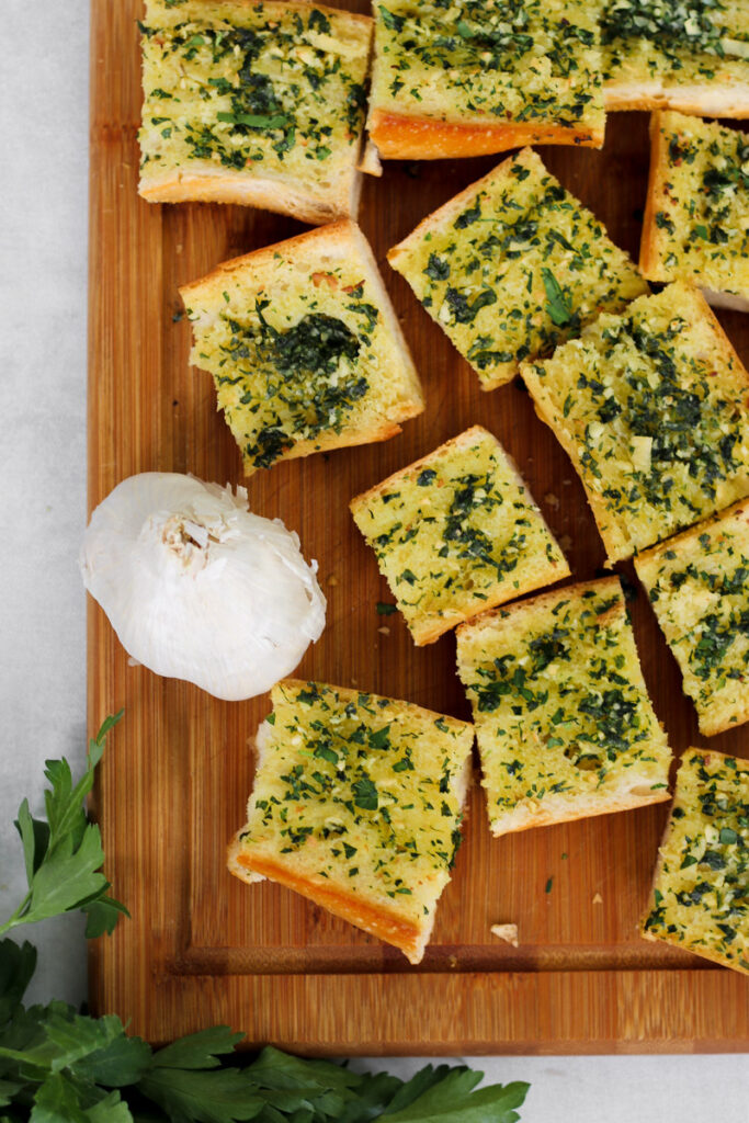 Hearty Italian Garlic Bread Recipe (with Baguette) - Savoring Italy