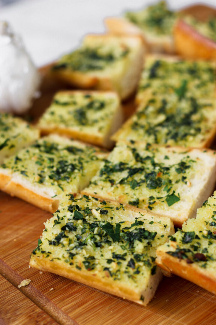 Hearty Italian Garlic Bread Recipe (with Baguette) - Savoring Italy