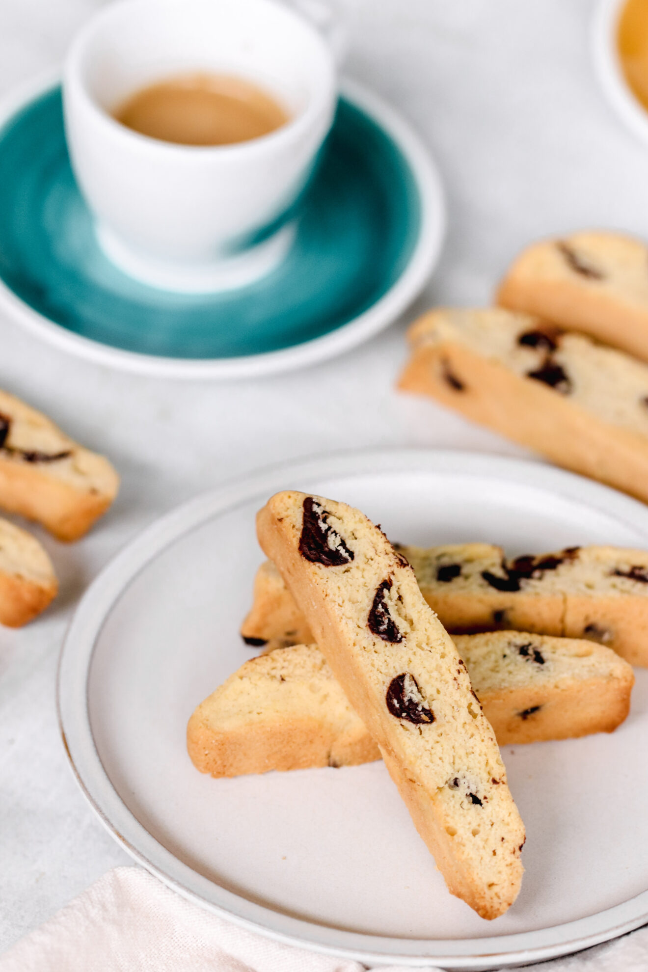 Easy Biscotti with Chocolate Chips (Simple Recipe) - Savoring Italy