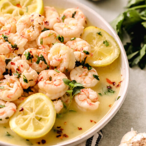 Easy Lemon Garlic Butter Shrimp Recipe - Savoring Italy
