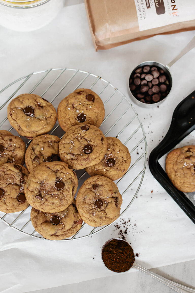 Easy Espresso Cookies with Chocolate Chips - Savoring Italy