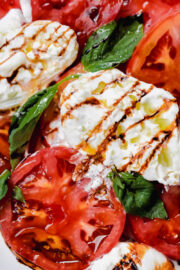 Easy Burrata Caprese Salad Recipe - Savoring Italy