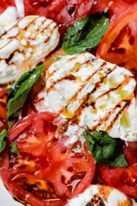 Easy Burrata Caprese Salad Recipe - Savoring Italy