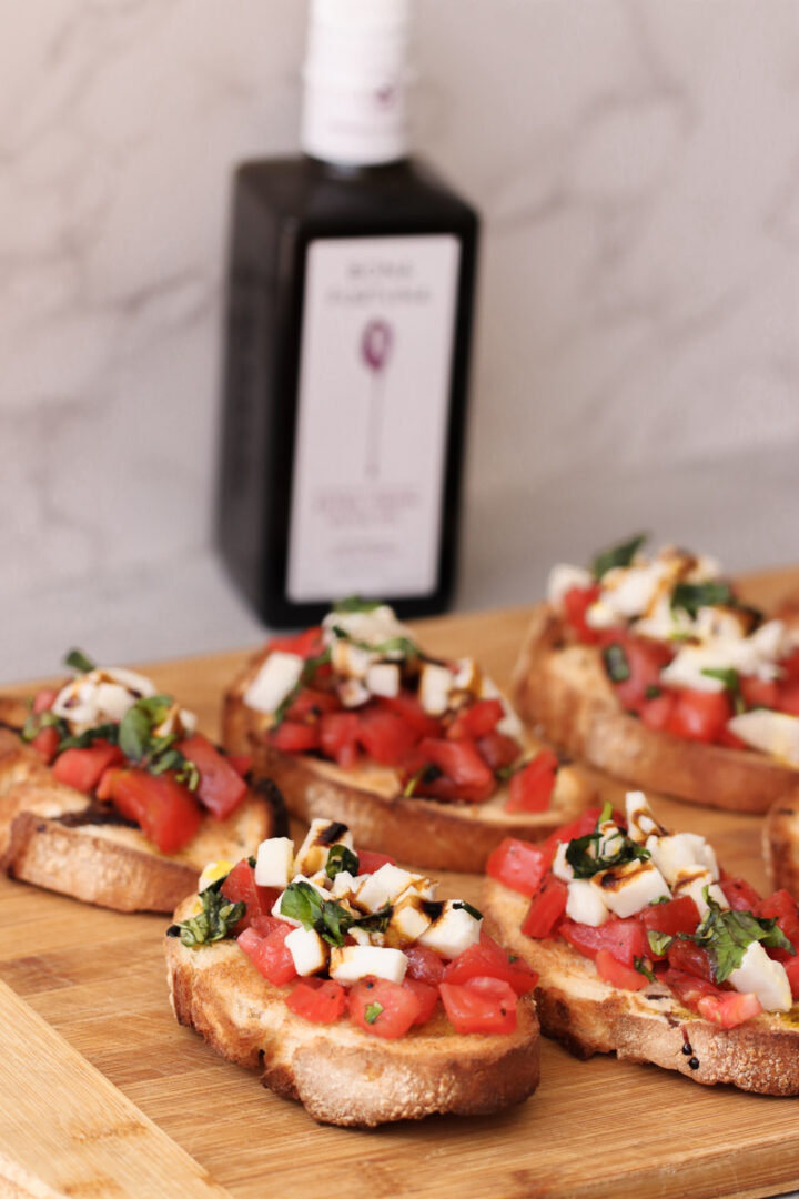 Classic Italian Bruschetta with Mozzarella Recipe - Savoring Italy