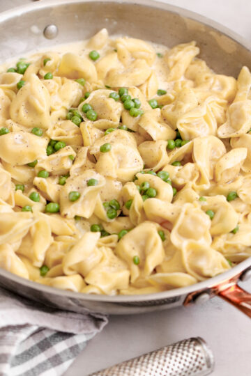 Tortellini Alla Panna (Pasta with Cream Sauce) - Savoring Italy