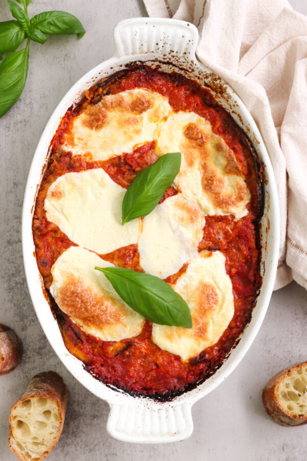 Parmigiana di Melanzane (Traditional Eggplant Parmigiana) - Savoring Italy