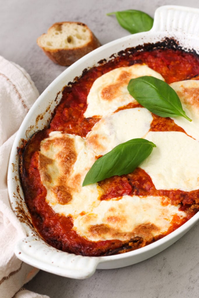 Parmigiana di Melanzane (Traditional Eggplant Parmigiana) - Savoring Italy