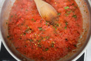 Pasta Calamarata (Pasta with Calamari and Tomato Sauce) - Savoring Italy