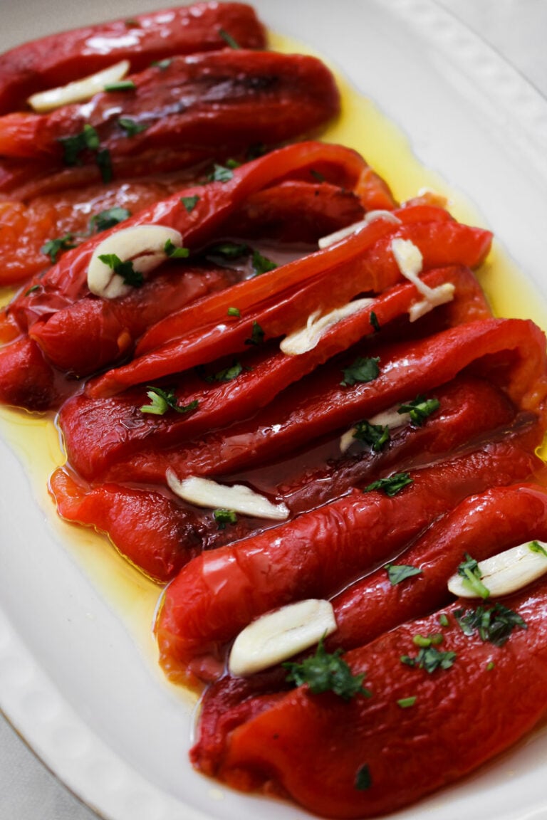Easy Italian Roasted Peppers (in the oven)
