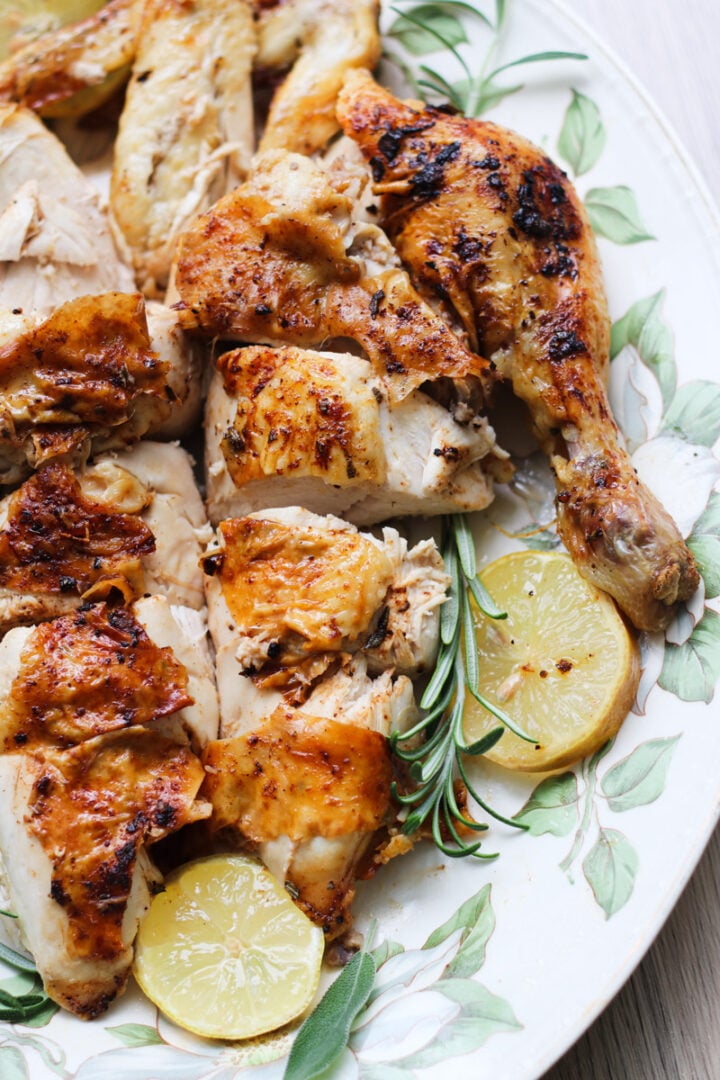 Easy Italian Roasted Chicken (Perfectly Juicy & Flavorful!)