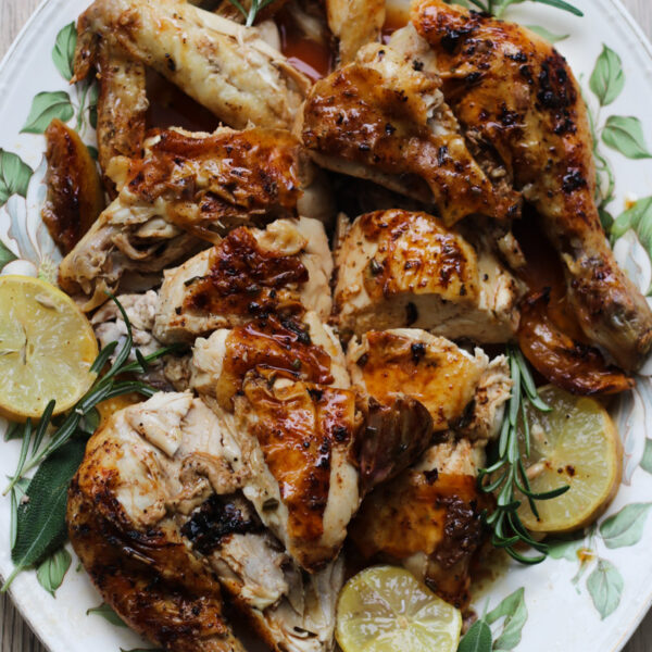 Easy Italian Roasted Chicken (Perfectly Juicy & Flavorful!)
