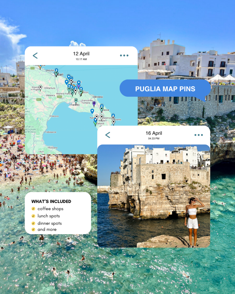 Puglia Map Pins - Savoring Italy